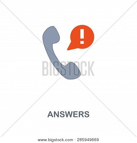 Answers Icon. Premium Vector & Photo (Free Trial) | Bigstock