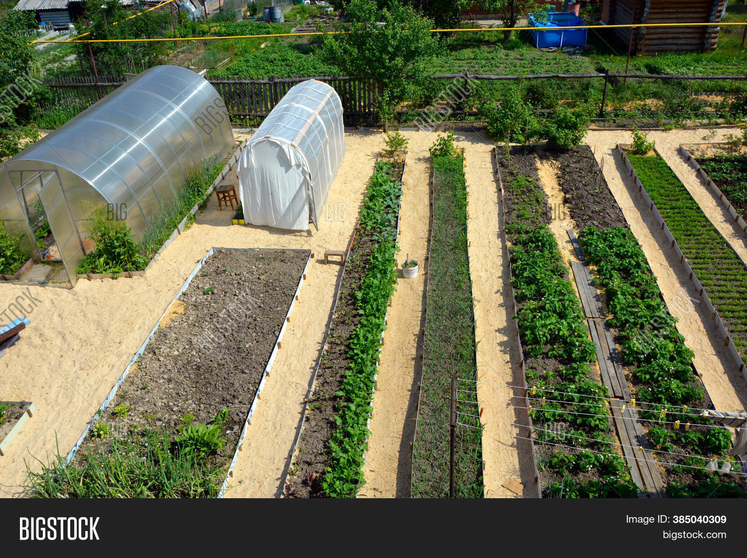Beds Garden. View Top Image & Photo (Free Trial) | Bigstock