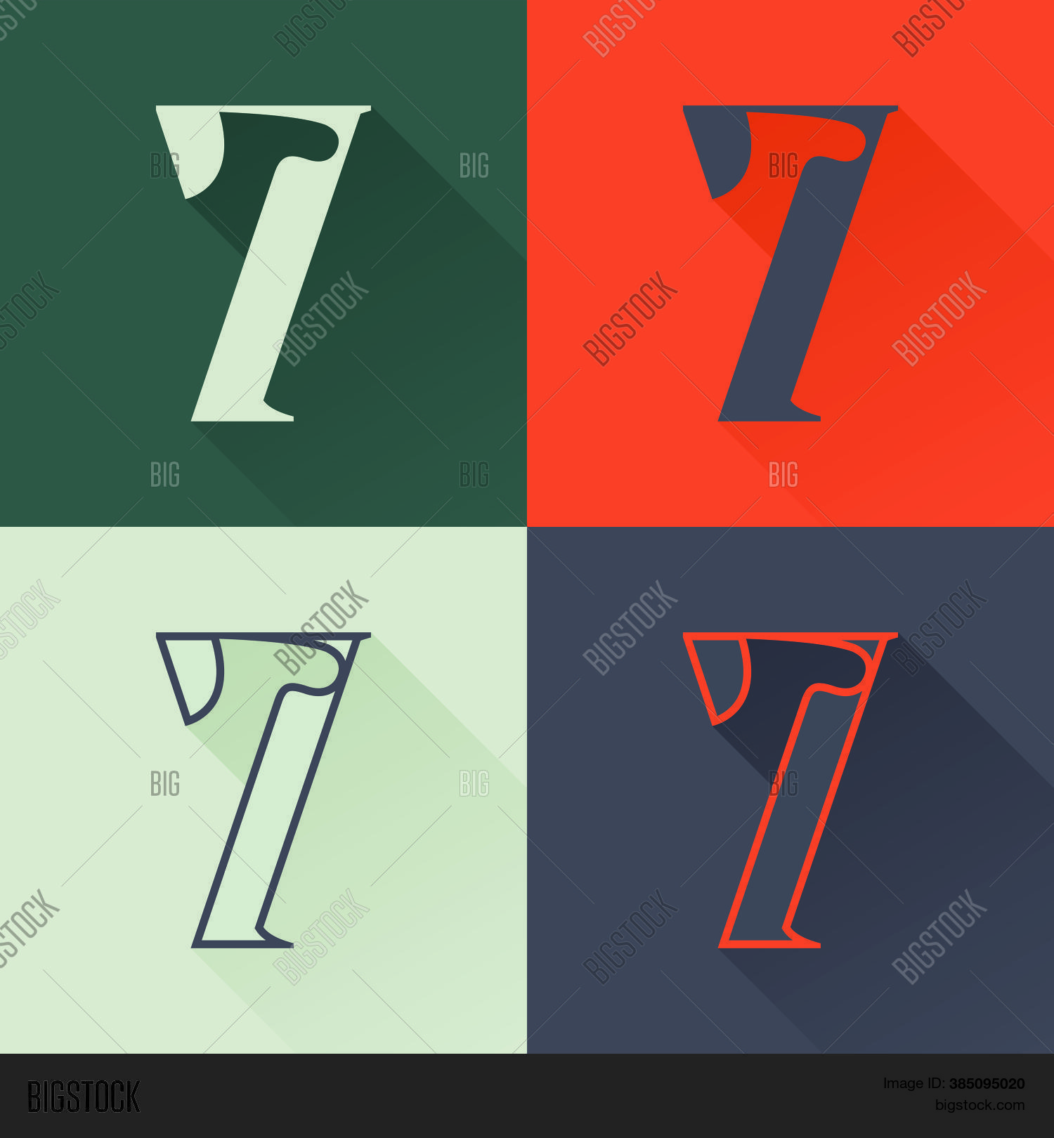 Classic Number Seven Vector & Photo (Free Trial) | Bigstock