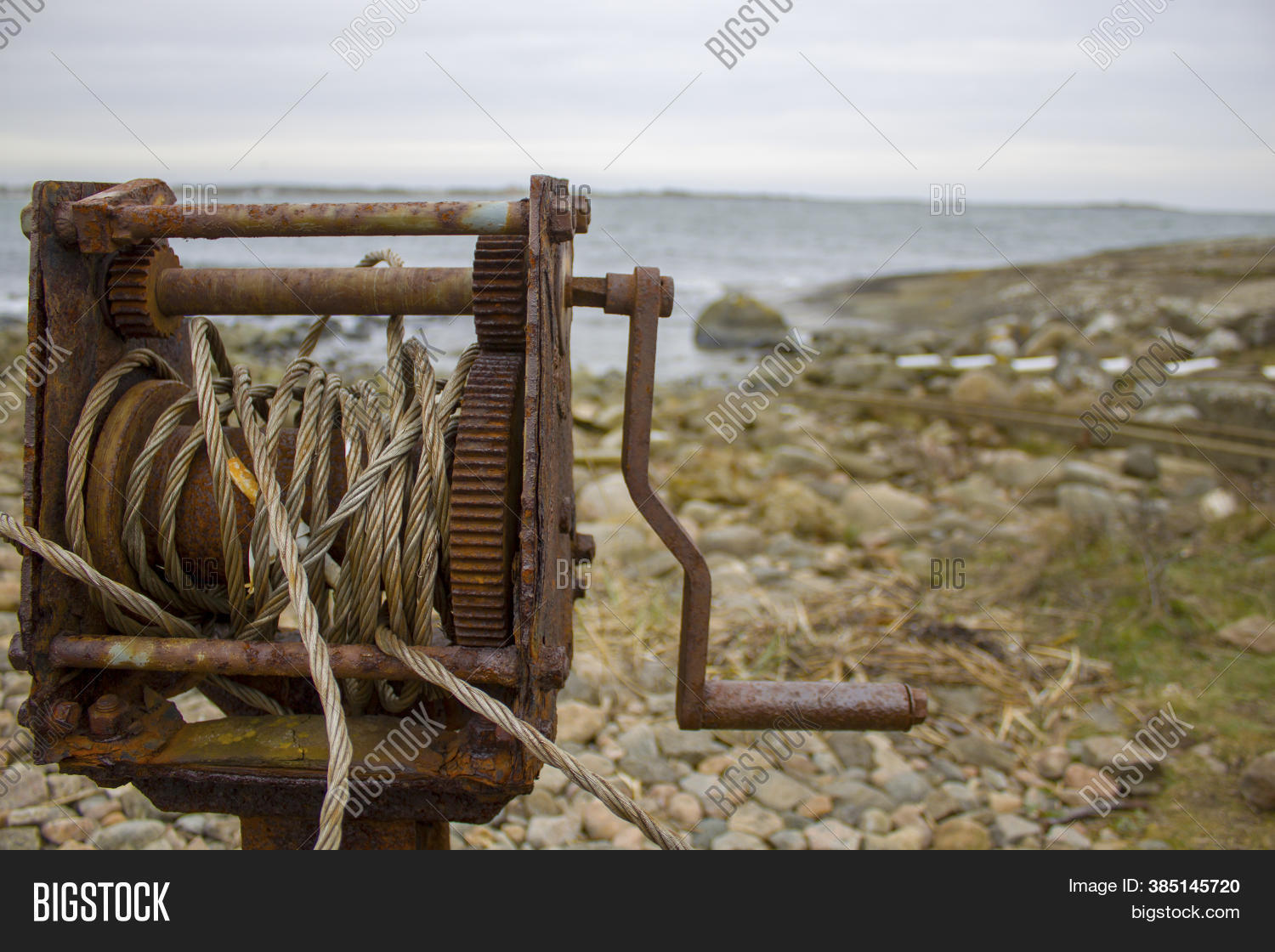 Old Rusty Winch Image & Photo (Free Trial) | Bigstock