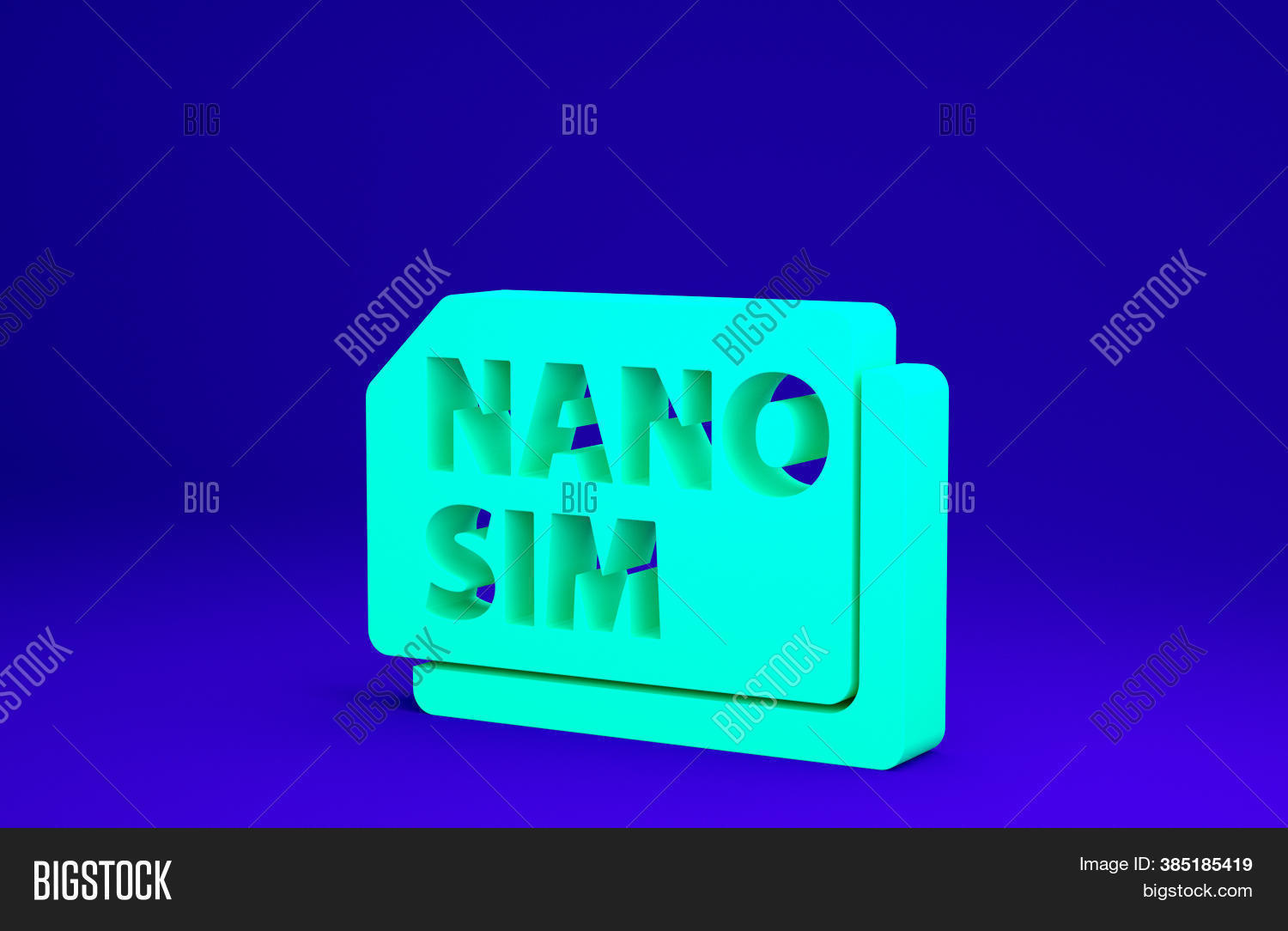 Green Nano Sim Card Image & Photo (Free Trial) | Bigstock