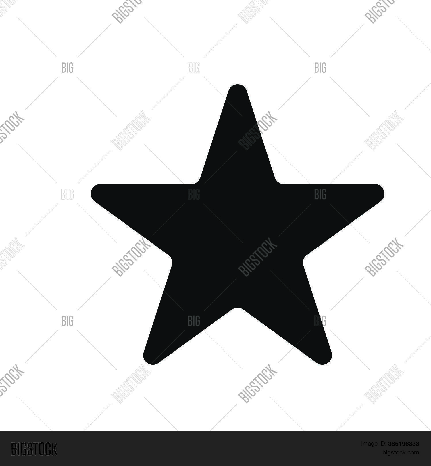 Star Symbol Flat Vector & Photo (Free Trial) | Bigstock