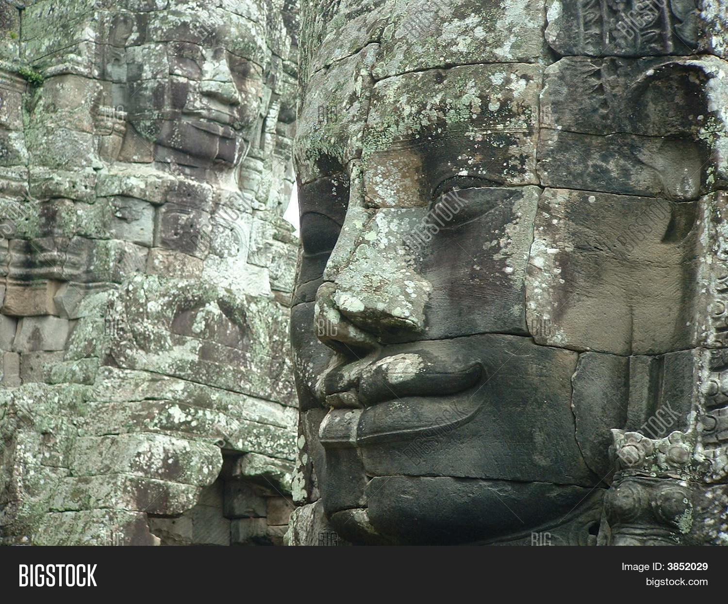Stone Face Angkor Wat Image & Photo (Free Trial) | Bigstock
