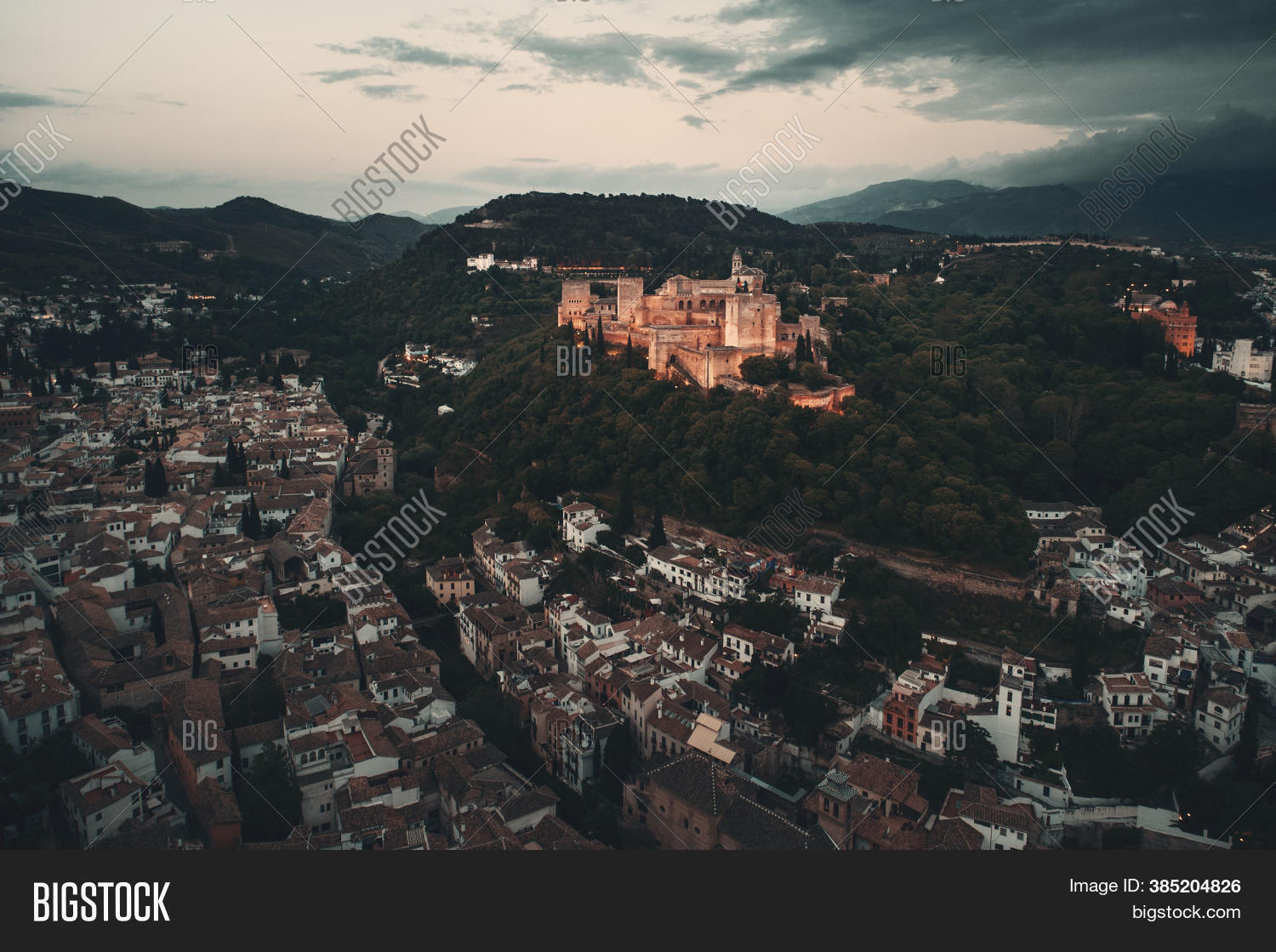 Alhambra Aerial View Image & Photo (Free Trial) | Bigstock