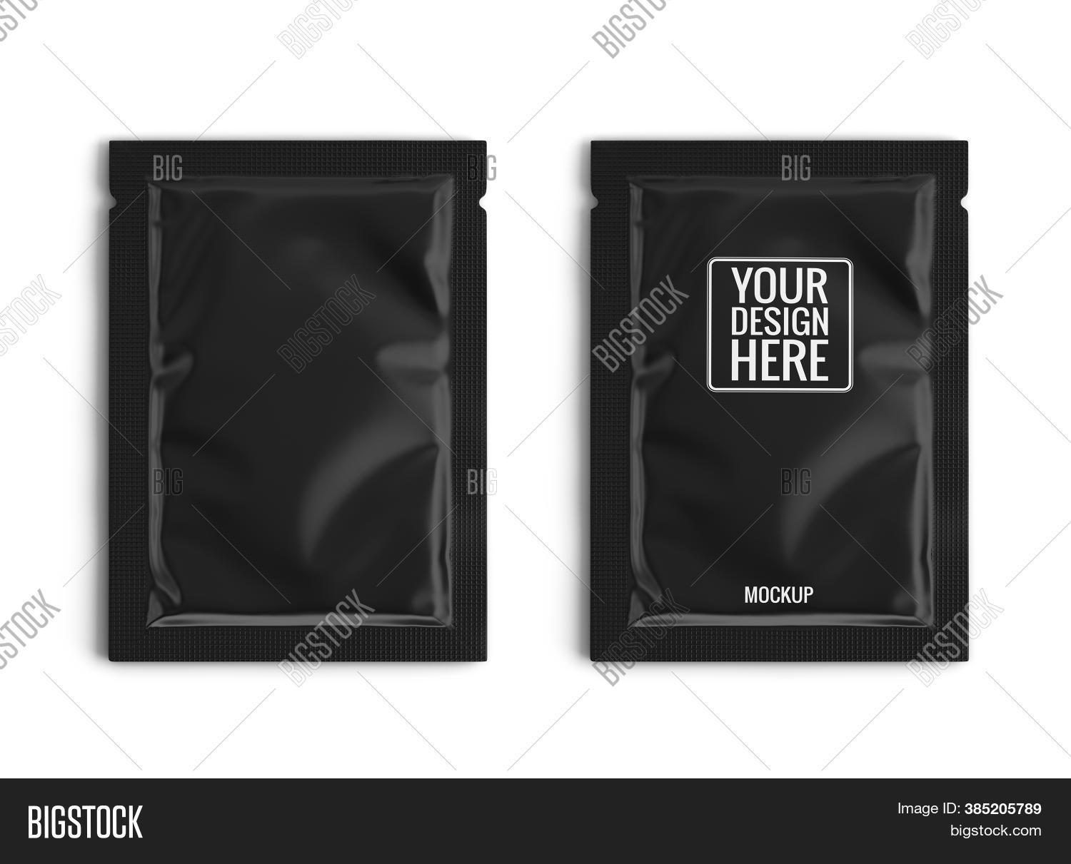 Blank Black Sachet Image & Photo (Free Trial) | Bigstock