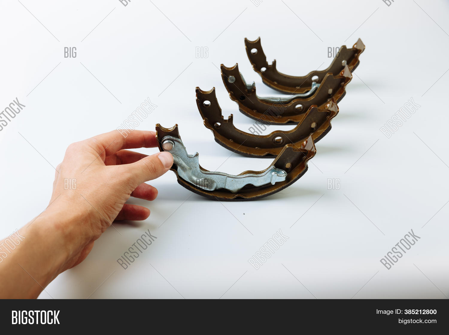 Hand Takes Brake Pad Image & Photo (Free Trial) | Bigstock