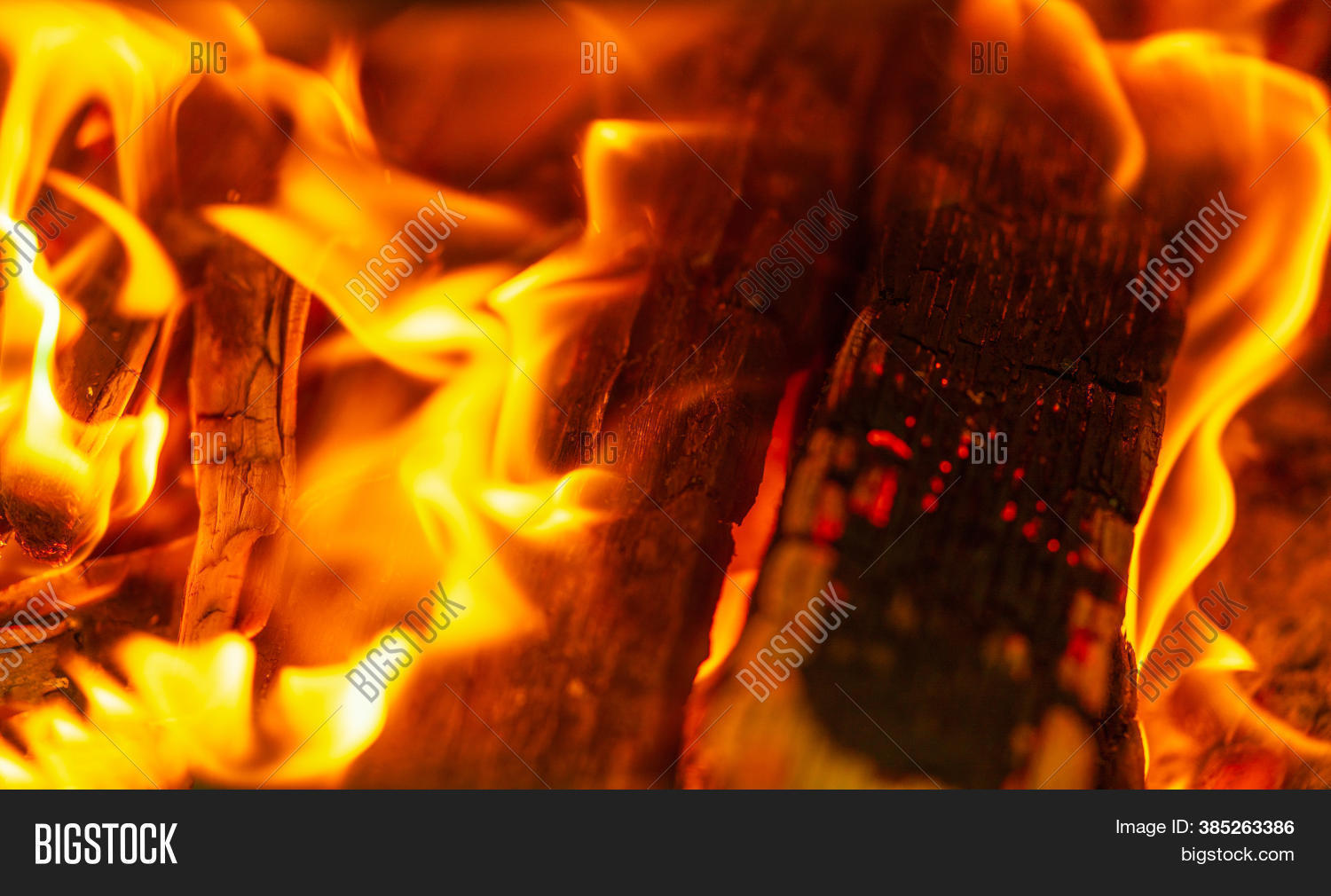 Burning Coal Fire Hot Image & Photo (Free Trial) | Bigstock
