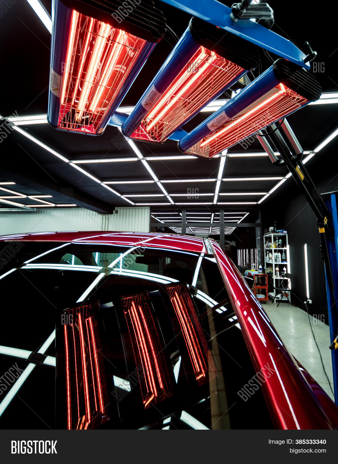 Infrared Lamps Drying Image & Photo (Free Trial) | Bigstock