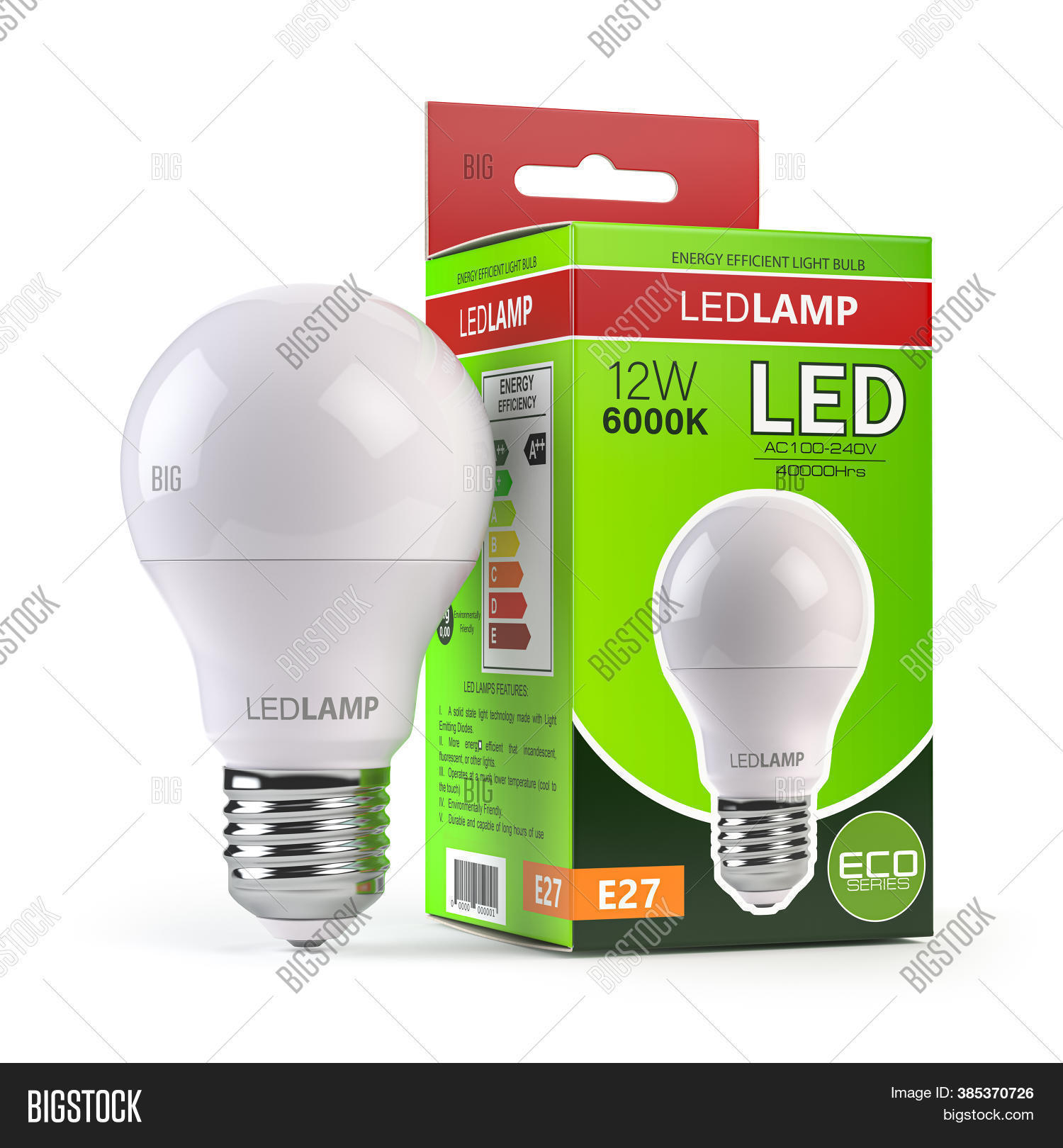 Led Lamp Package Box Image & Photo (Free Trial) | Bigstock