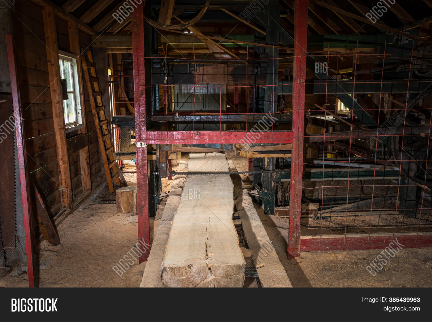 Old-fashioned Sawmill Image & Photo (Free Trial) | Bigstock