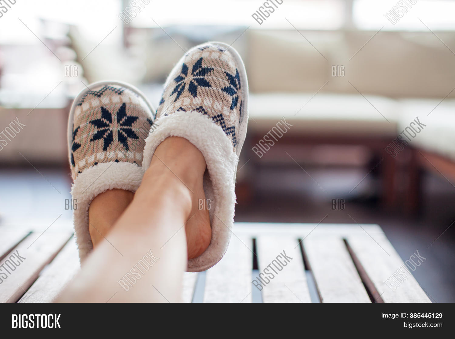 Slippers On Women's Image & Photo (Free Trial) | Bigstock