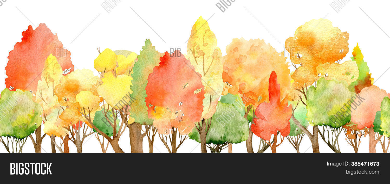 Watercolor Autumn Image & Photo (Free Trial) | Bigstock