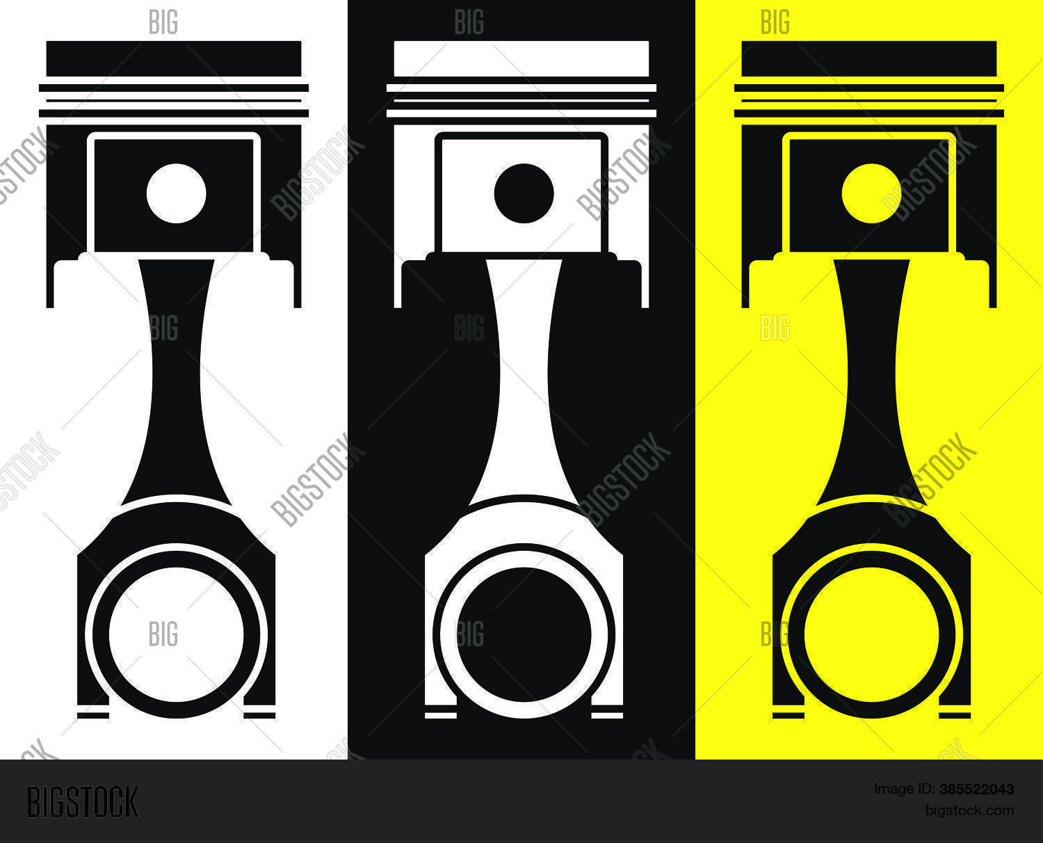 Car Engine Piston. Vector & Photo (Free Trial) | Bigstock
