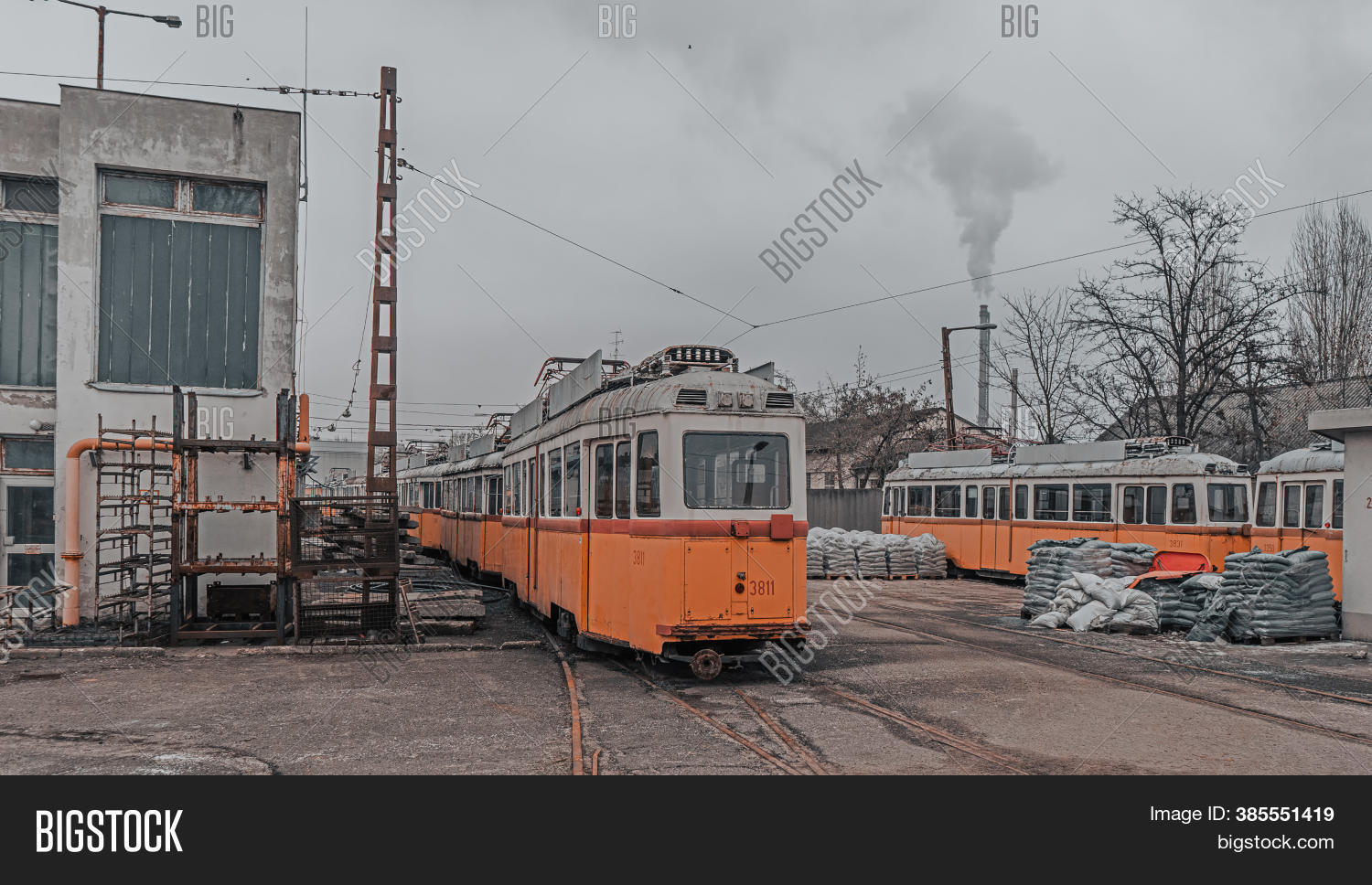 Abandoned Trams Depot Image & Photo (Free Trial) | Bigstock
