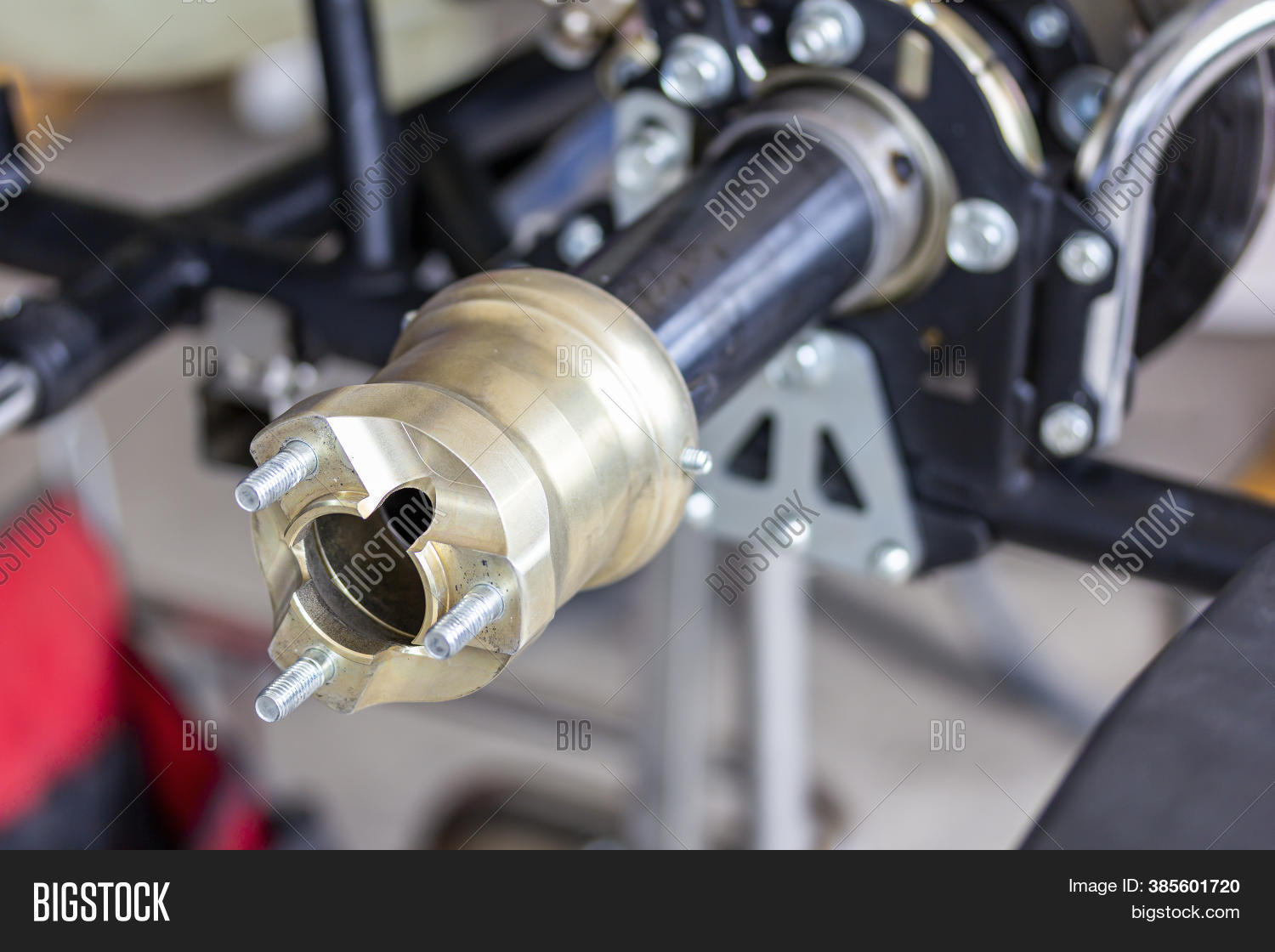 Close Rear Wheel Hubs Image & Photo (Free Trial) | Bigstock