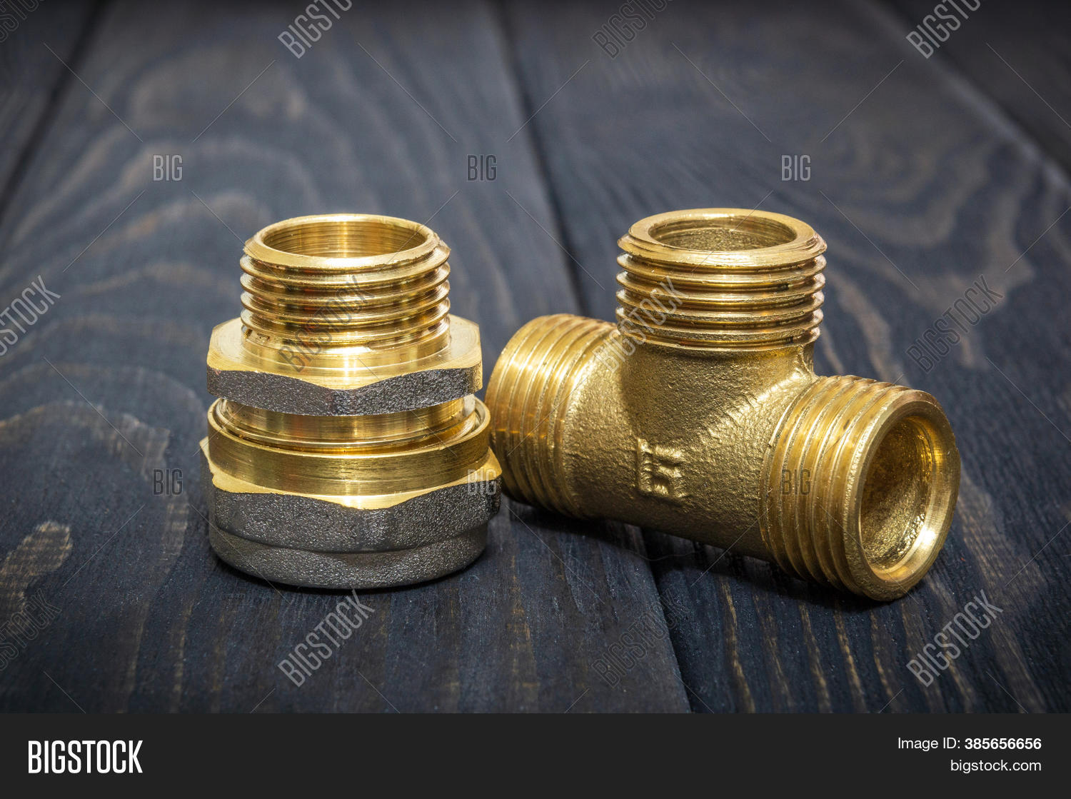 Two Brass Fittings Image & Photo (Free Trial) | Bigstock