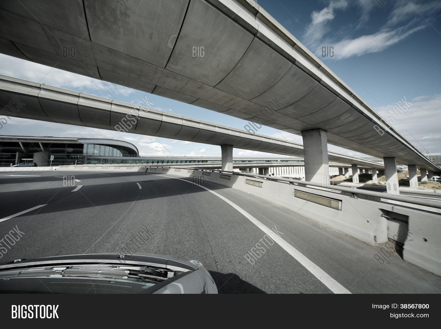 Driving Under Overpass Image & Photo (Free Trial) | Bigstock