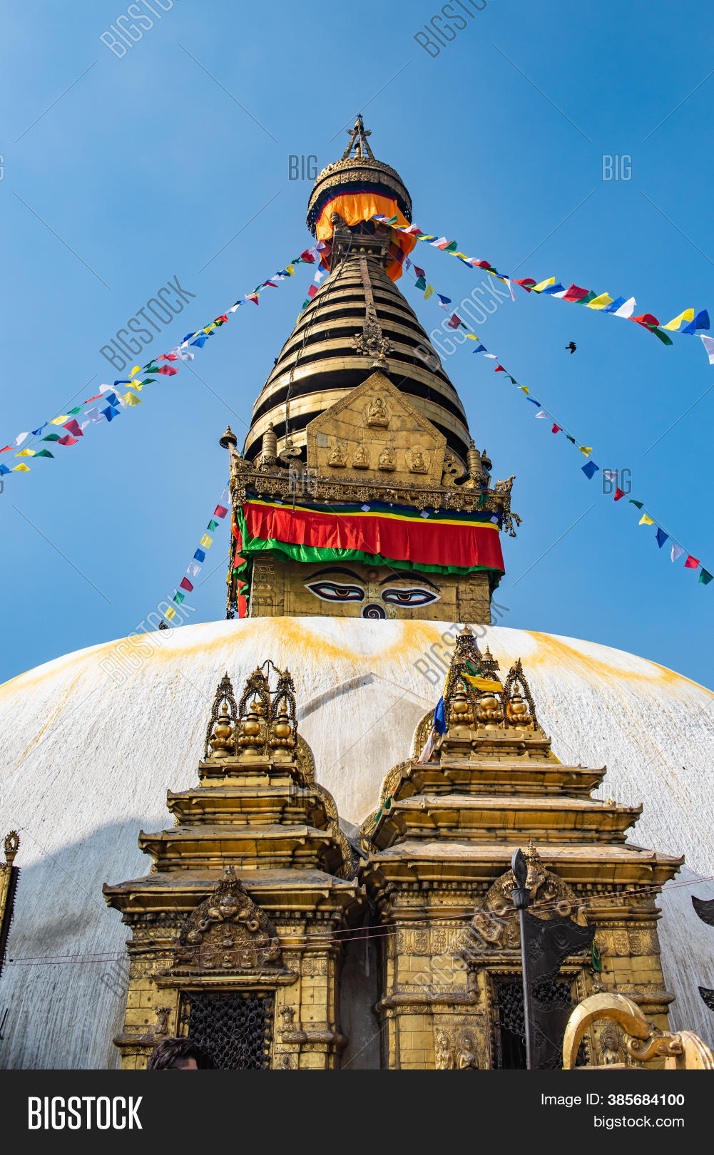 Tower Boudhanath Stupa Image & Photo (Free Trial) | Bigstock