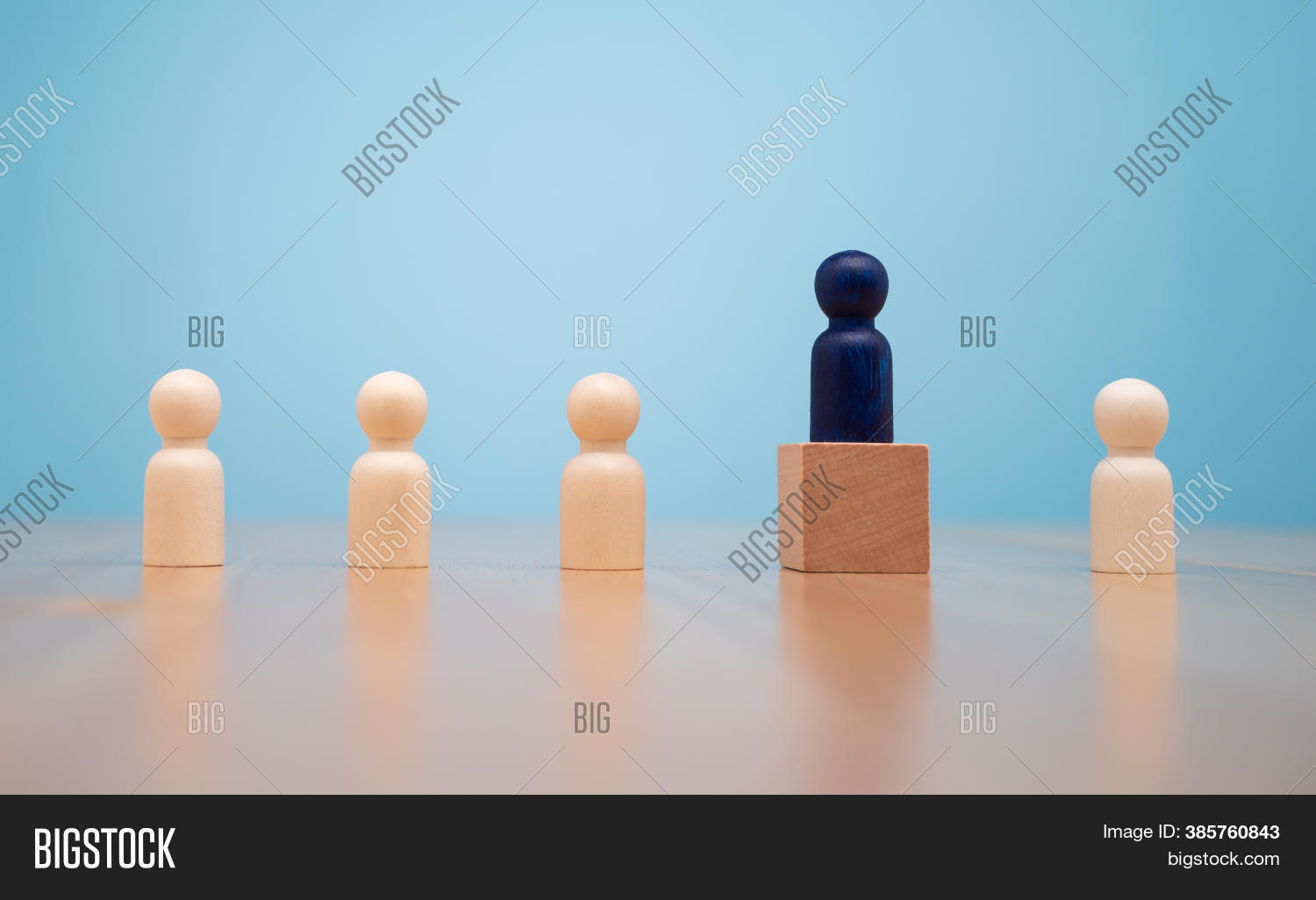 Wooden Figure Standing Image & Photo (Free Trial) | Bigstock