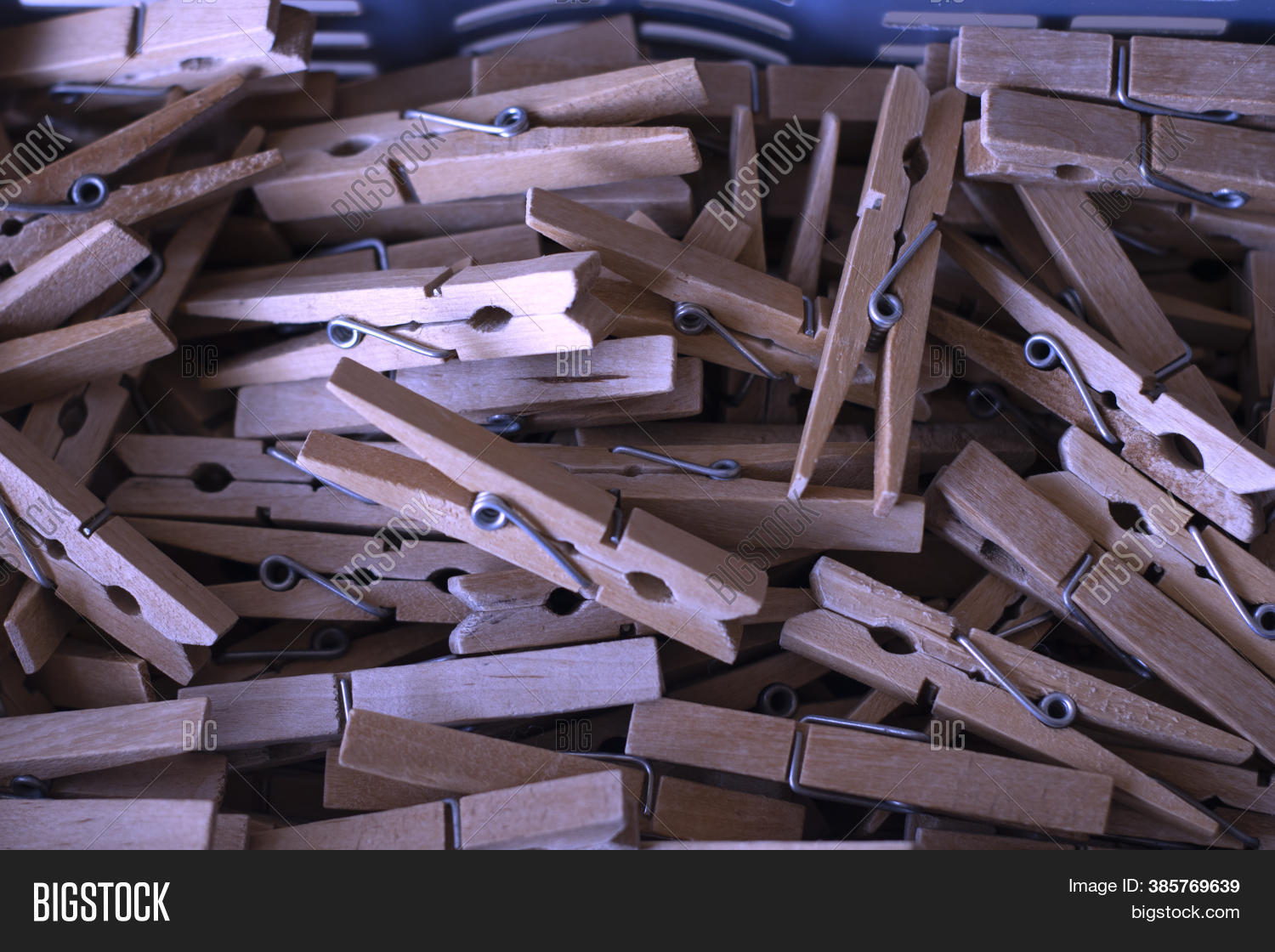 Wooden Clothes Pegs Image & Photo (Free Trial) | Bigstock
