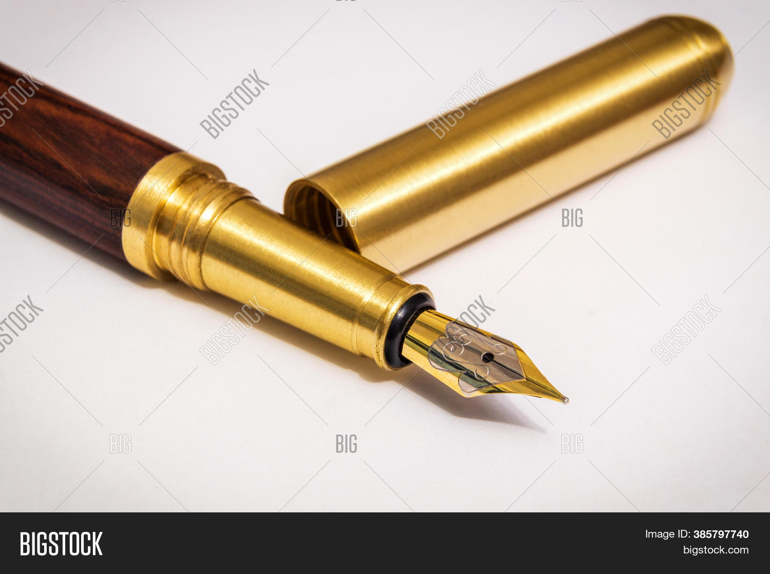 Stylish Pen Gold Image & Photo (Free Trial) | Bigstock