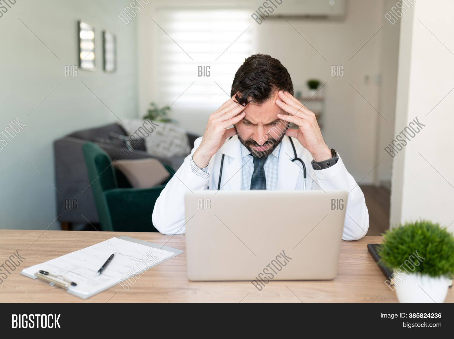 Portrait Overwhelmed Image & Photo (Free Trial) | Bigstock