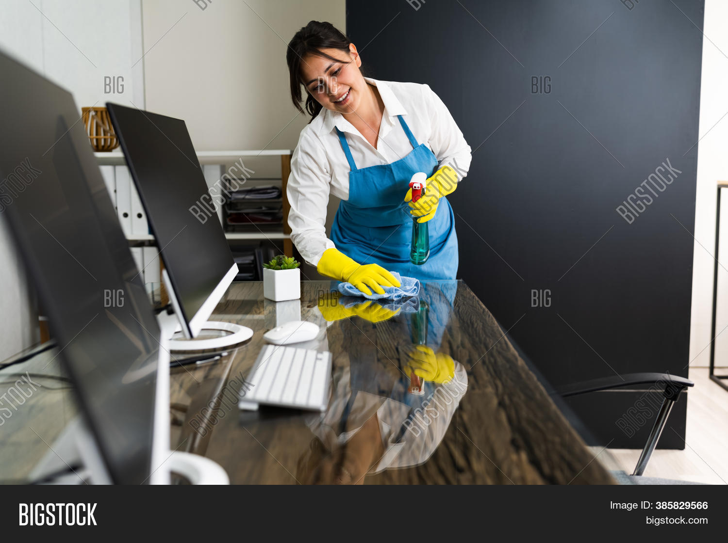 Janitor Cleaning Image & Photo (Free Trial) | Bigstock