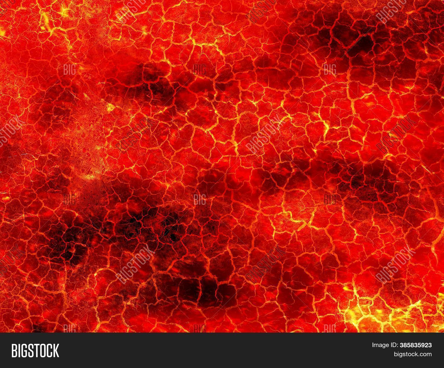 Red Hot Lava Abstract Image & Photo (Free Trial) | Bigstock