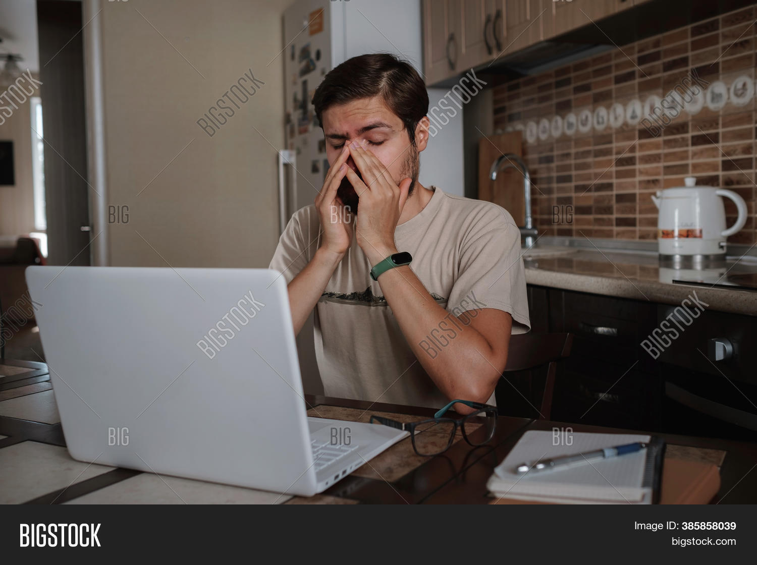 Tired Young Man Feel Image & Photo (Free Trial) | Bigstock