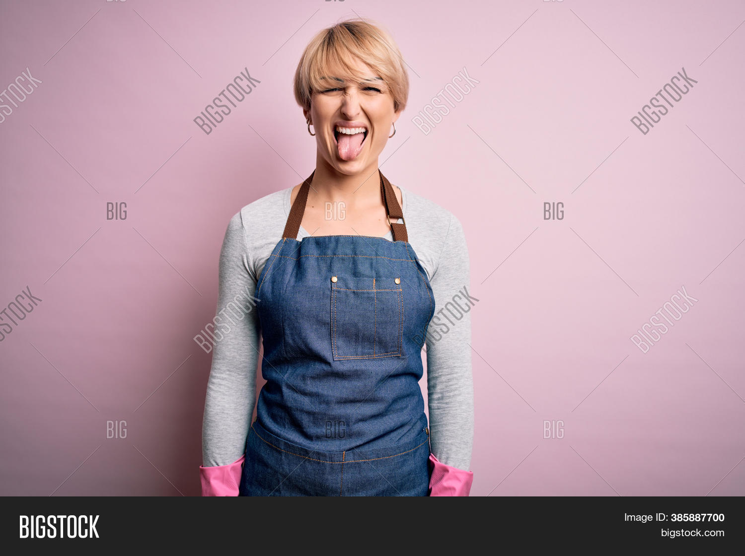Young Blonde Cleaner Image & Photo (Free Trial) | Bigstock
