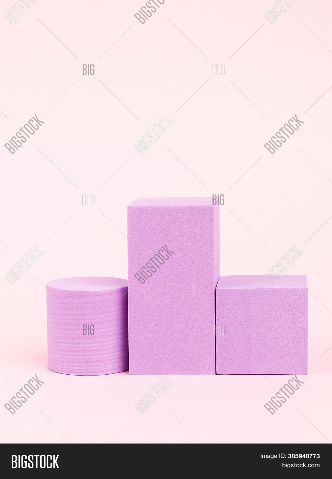 Stack Pink Blocks. Image & Photo (Free Trial) | Bigstock