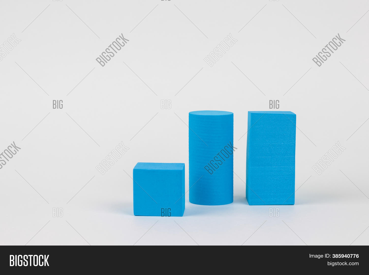 Stack Blue Blocks. Image & Photo (Free Trial) | Bigstock