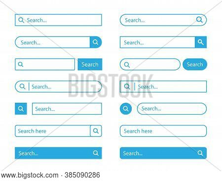 Search Bar Set . Vector & Photo (Free Trial) | Bigstock