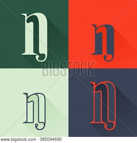 Classic N Letter Logo Vector & Photo (Free Trial) | Bigstock