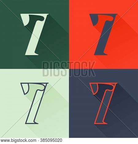 Classic Number Seven Vector & Photo (Free Trial) | Bigstock