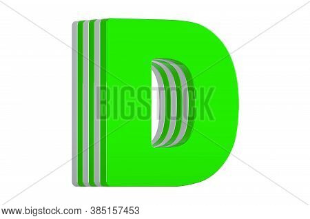 Green Letter D, Image & Photo (Free Trial) | Bigstock