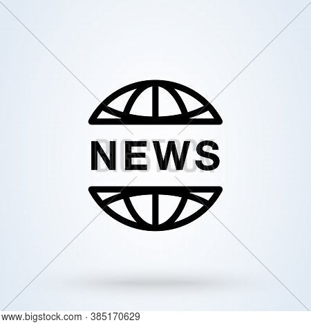 News World News Globe Vector & Photo (Free Trial) | Bigstock