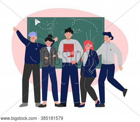 Group Students Vector & Photo (Free Trial) | Bigstock