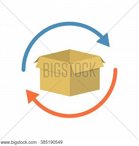 Return Parcel Sign. Vector & Photo (Free Trial) | Bigstock