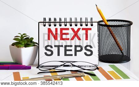 Next Steps Word Image & Photo (Free Trial) | Bigstock