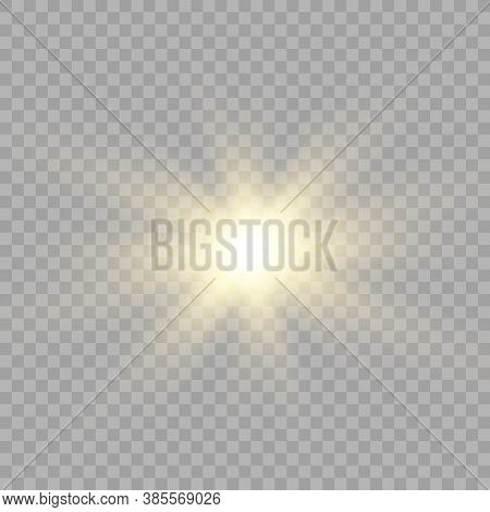 Yellow Glowing Light Vector & Photo (Free Trial) | Bigstock