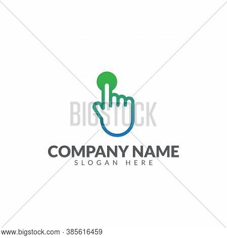 Touch Logo, Hand Vector & Photo (Free Trial) | Bigstock