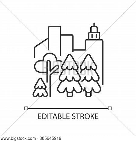 Urban Forest Linear Vector & Photo (Free Trial) | Bigstock