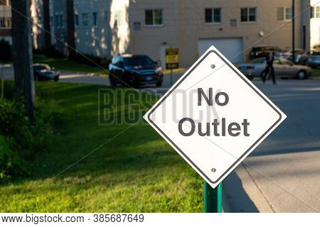 No Outlet Sign On Image & Photo (Free Trial) | Bigstock