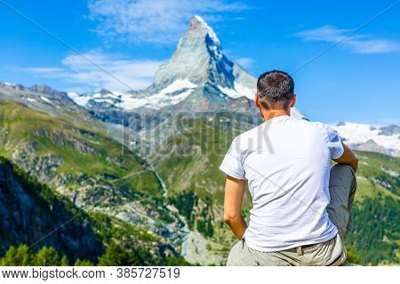 Hiker Poses Front Image & Photo (Free Trial) | Bigstock