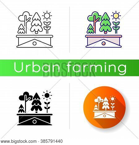 Green Roof Icon. Vector & Photo (Free Trial) | Bigstock