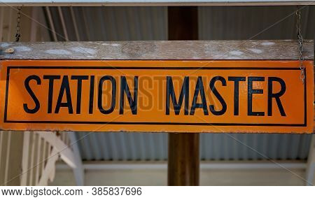 Station Master Sign Image & Photo (Free Trial) | Bigstock