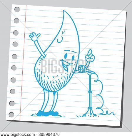 Funny Cartoon Water Vector & Photo (Free Trial) | Bigstock