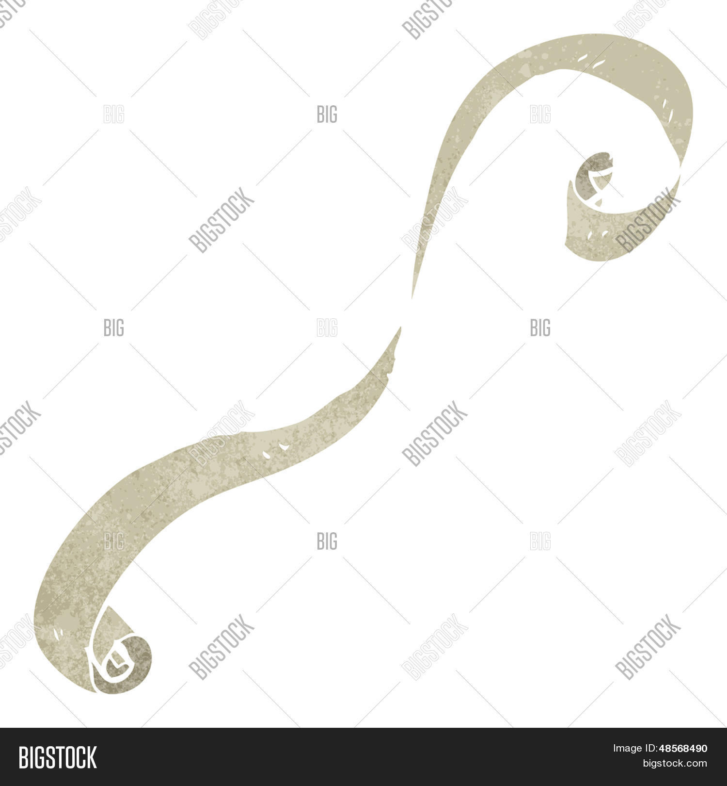 Retro Cartoon Scroll Vector & Photo (Free Trial) | Bigstock