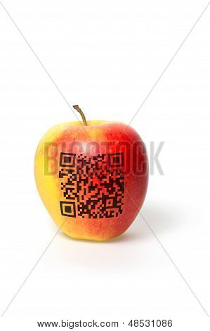 Apple Qr Code On White Image & Photo (Free Trial) | Bigstock